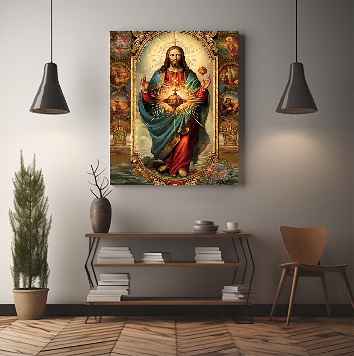 Jesus Christ Poster, Jesus Christ Wall Art, Christian Wall Art, Jesus ...