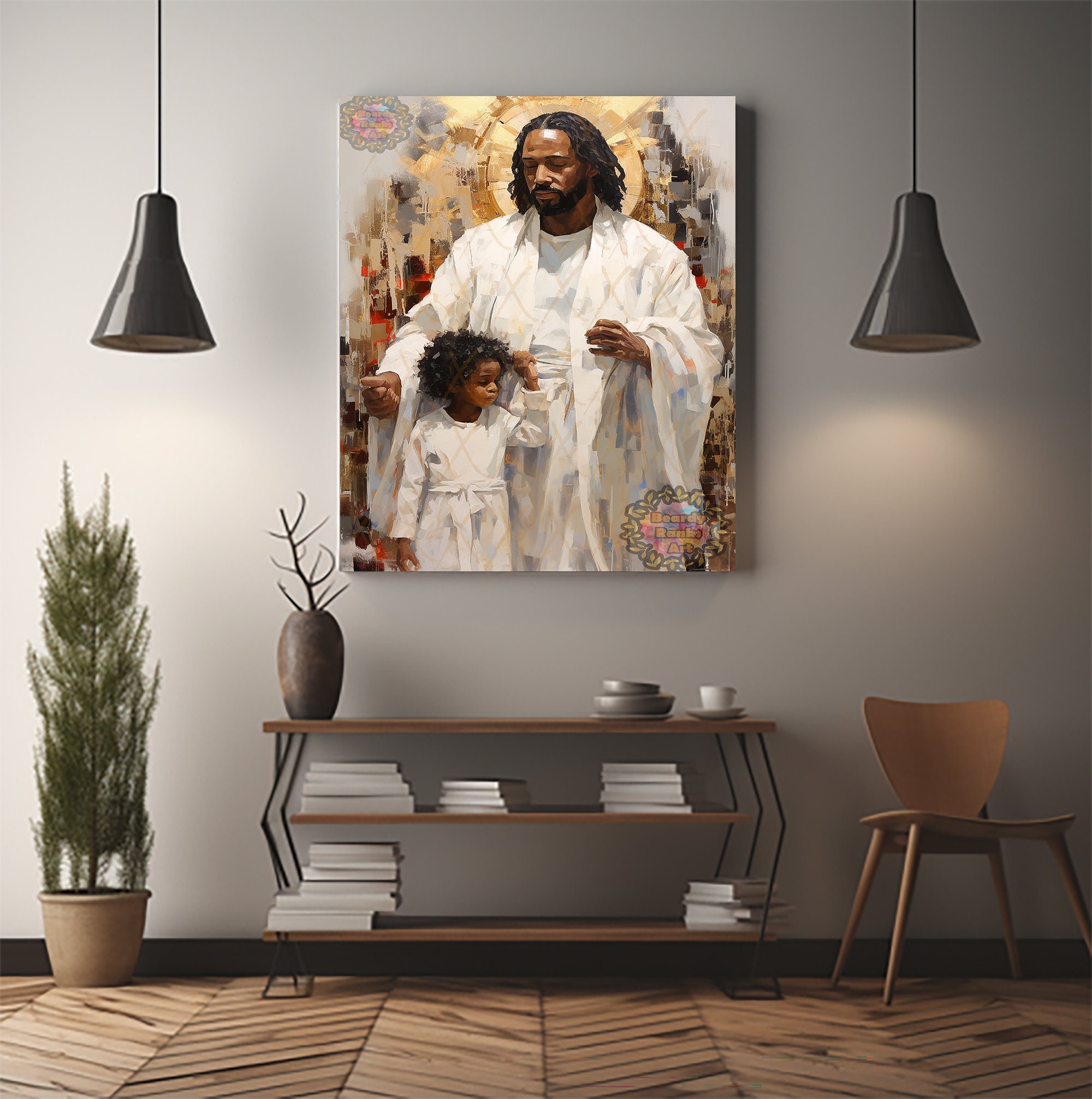 Black Jesus Poster, Jesus Christ Art, Jesus Christ Décor, Jesus Poster ...