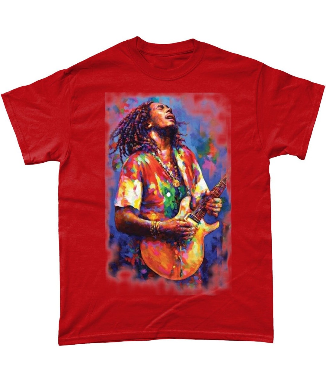 Men's Bob Marley Love Reggae Tshirt, Jamaican T-shirt, Black Excellence ...