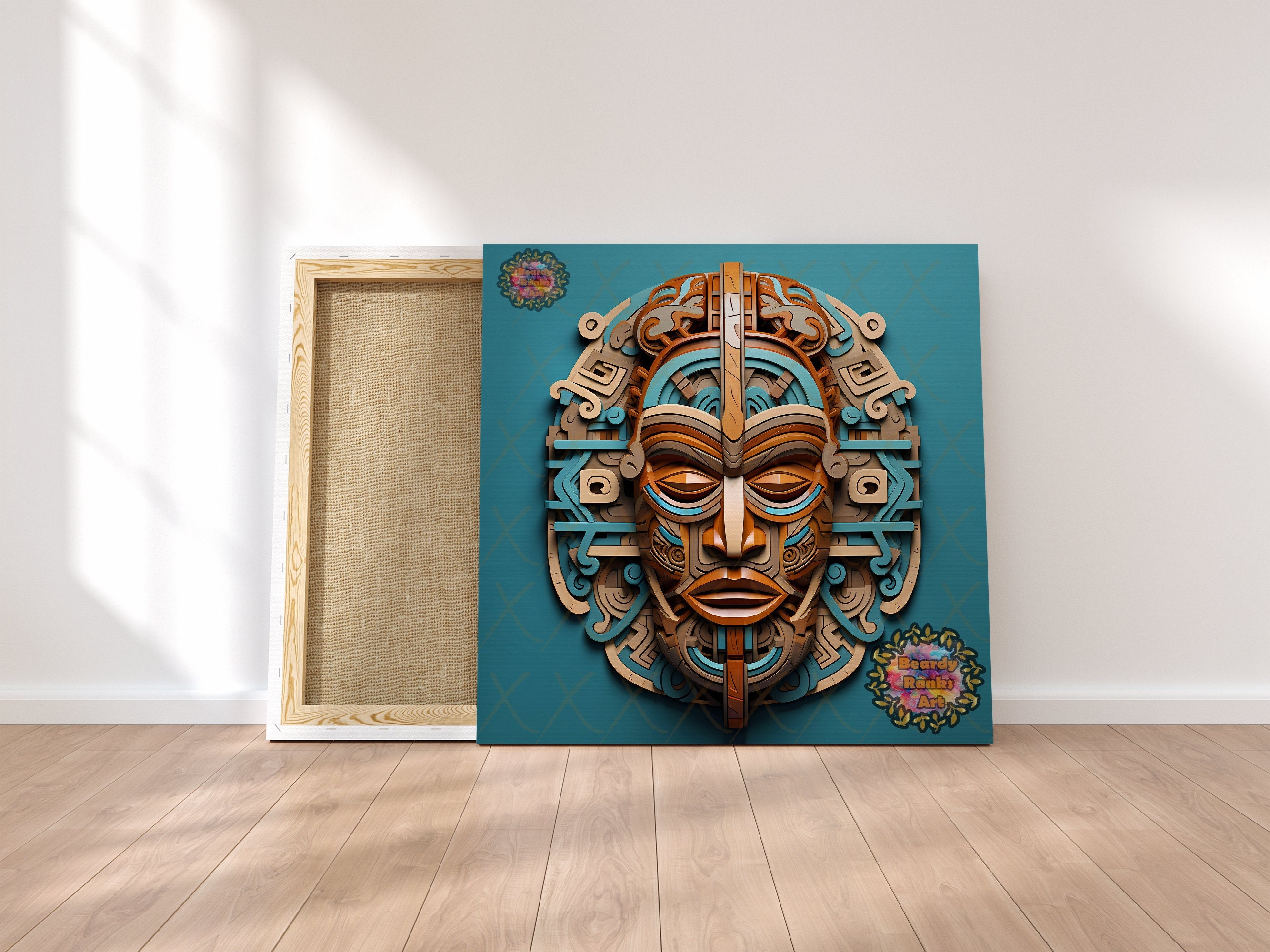 Digital African Mask Artwork Afrocentric Art African Tribal - Etsy