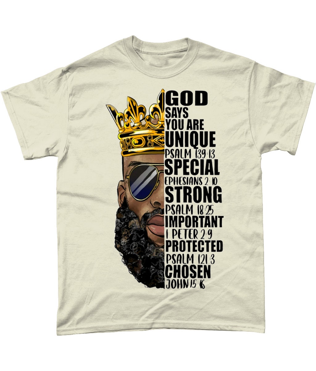 God Black King T-shirt, Black Pride, Black Excellence Tshirt, Black ...