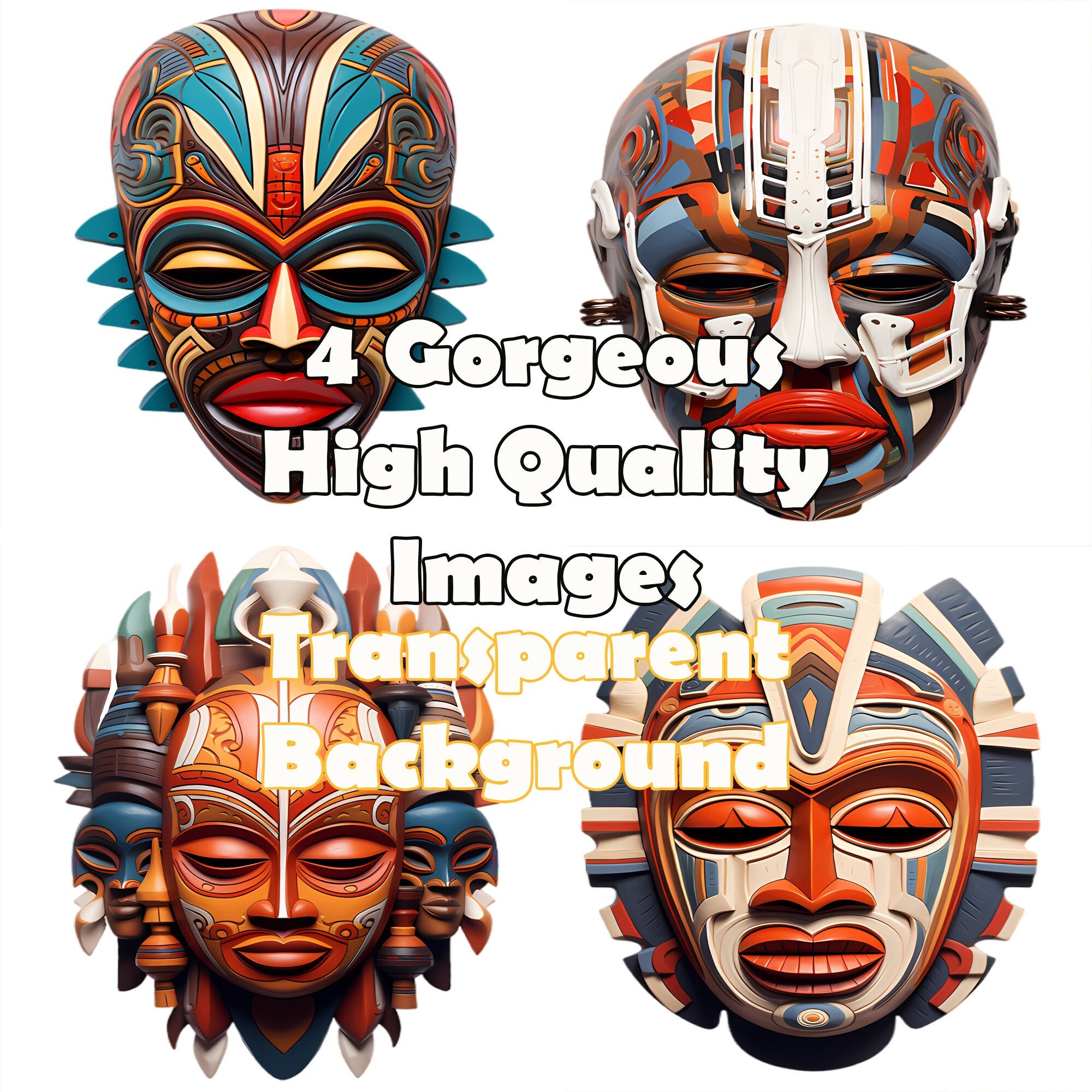 Traditional African Masks Designs