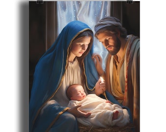 Jesus Christ Poster, Jesus Christ Wall Art, Christian Wall Art, Jesus ...