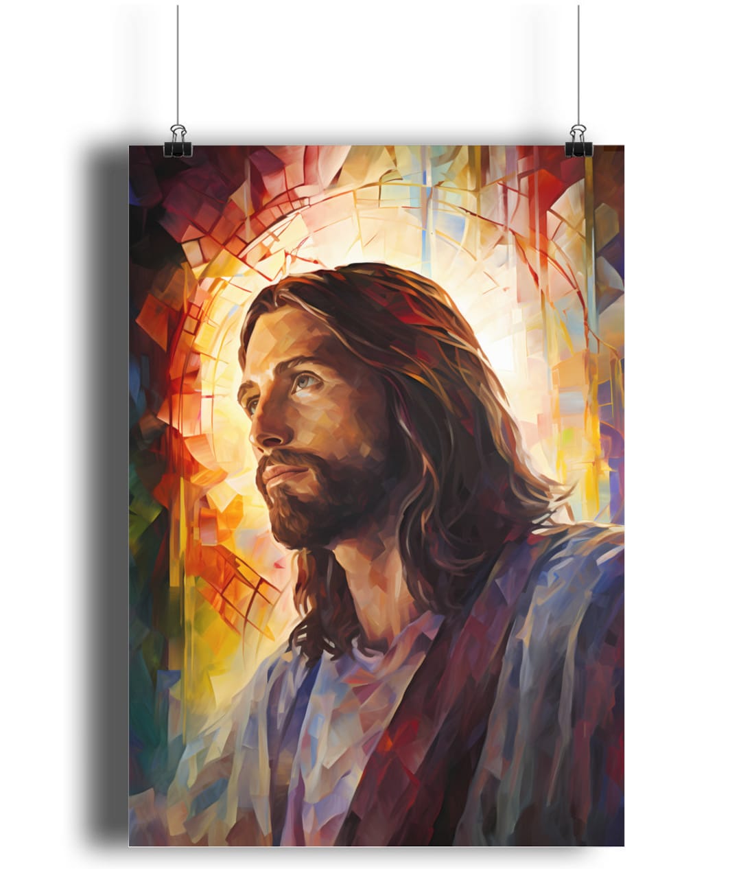 Jesus Christ Poster, Jesus Christ Wall Art, Christian Wall Art, Jesus ...