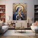 Virgin Mary Poster, Mother of Christ Poster, Virgin Mary Wall Art ...