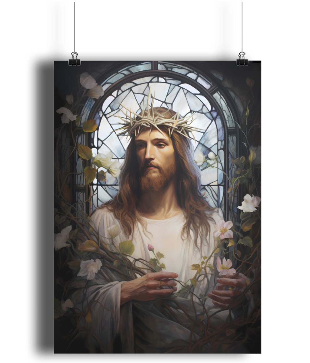 Jesus Christ Poster, Jesus Christ Wall Art, Christian Wall Art, Jesus ...
