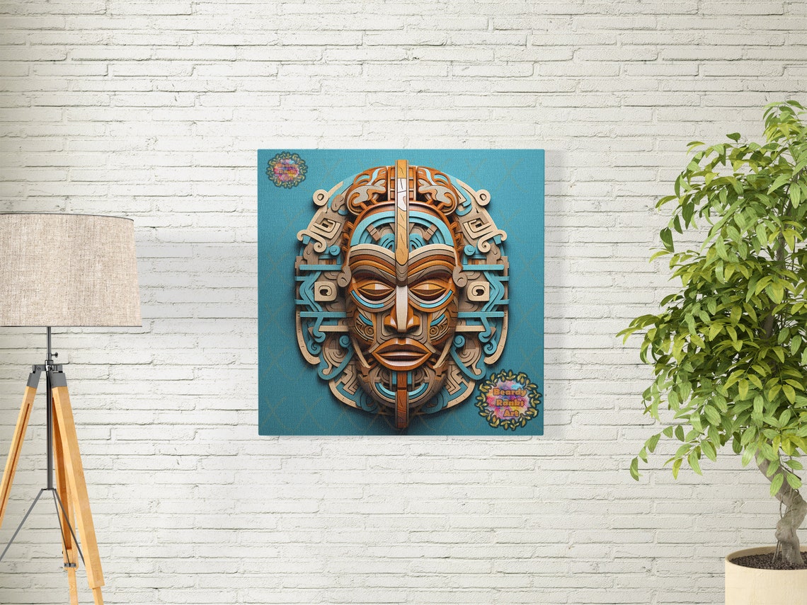 Digital African Mask Artwork Afrocentric Art African Tribal - Etsy