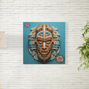 Digital African Mask Artwork Afrocentric Art African Tribal - Etsy