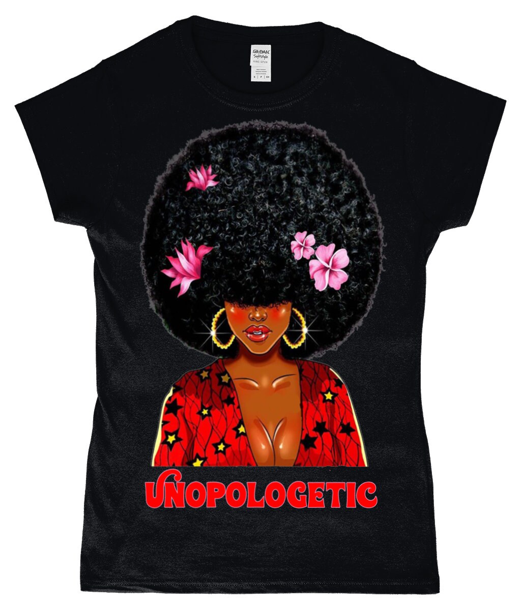 Afro Fro Unapologetic T-shirt | Black Pride Tshirt | Black Excellence ...