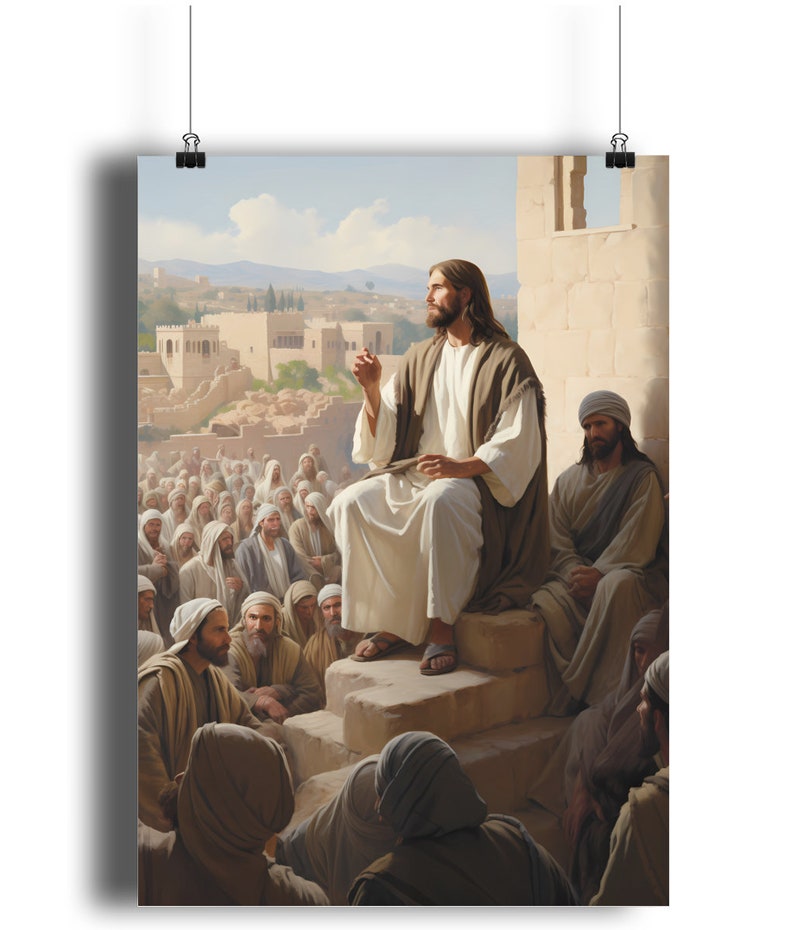 Jesus Christ Poster Jesus Christ Wall Art Christian Wall - Etsy