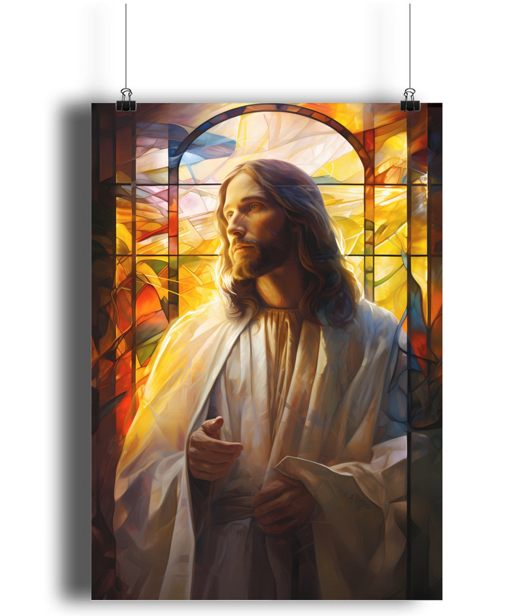 Jesus Christ Poster, Jesus Christ Wall Art, Christian Wall Art, Jesus ...
