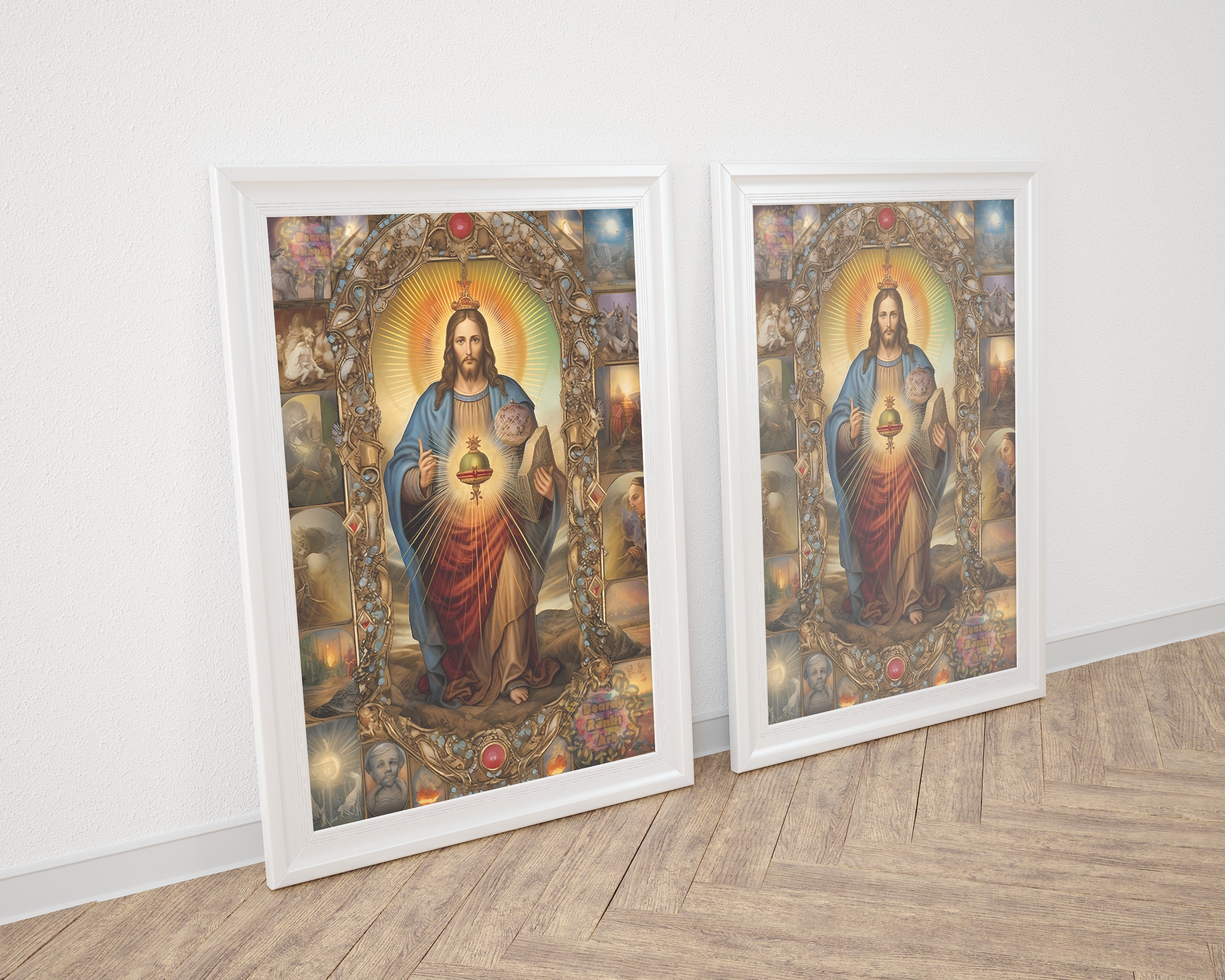 Jesus Christ Poster, Jesus Christ Wall Art, Christian Wall Art, Jesus ...