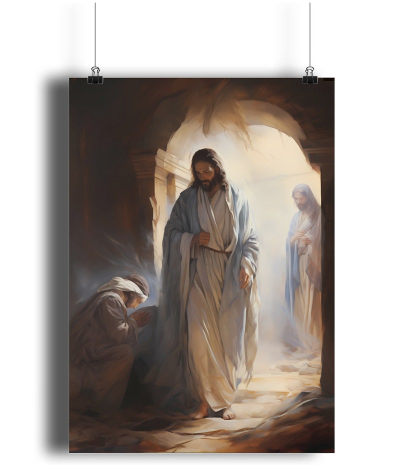 Jesus Christ Poster, Jesus Christ Wall Art, Christian Wall Art, Jesus ...