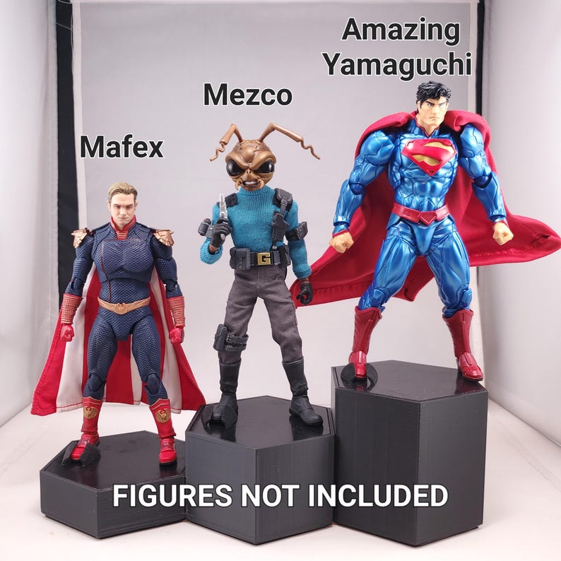 Displayers: Action Figure Display Stands 3D Print Files STL - Etsy