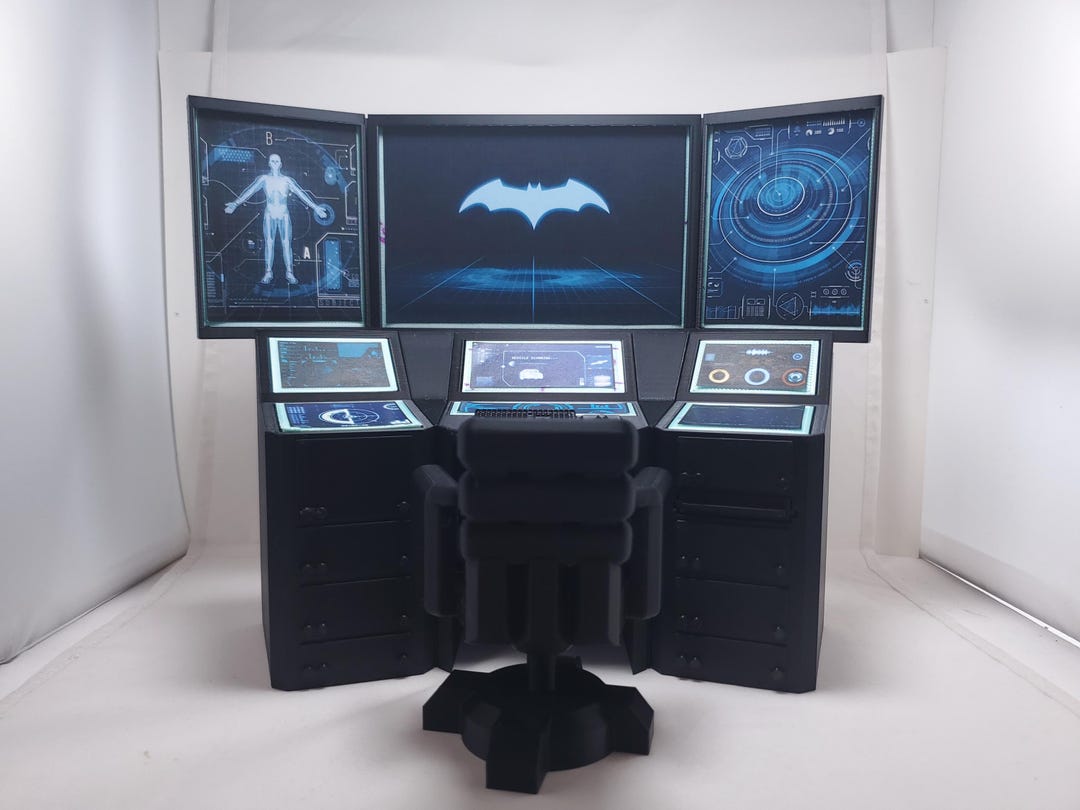 Batman Batcomputer Action Figure Diorama Display - Etsy