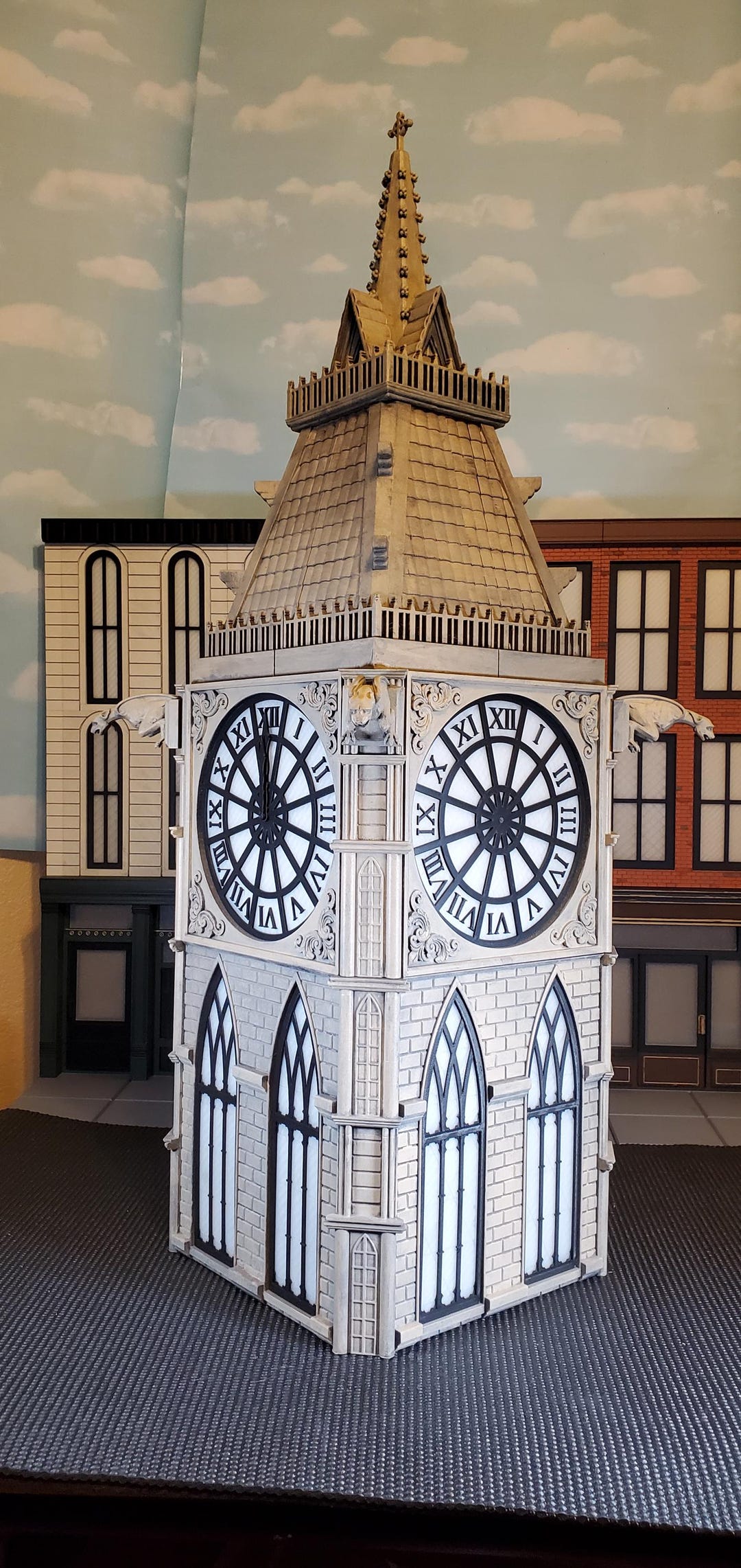Clock Tower 1/12 Modular Action Figure Diorama - Etsy