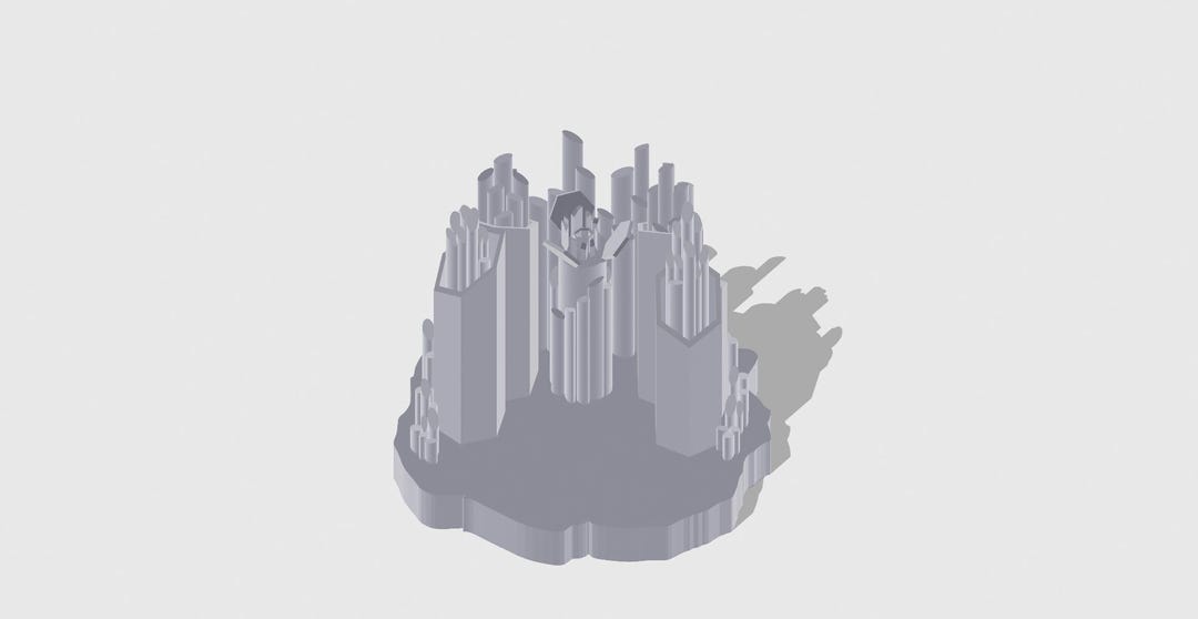 Crystal "computer" Diorama 3D Print STL Files - Etsy