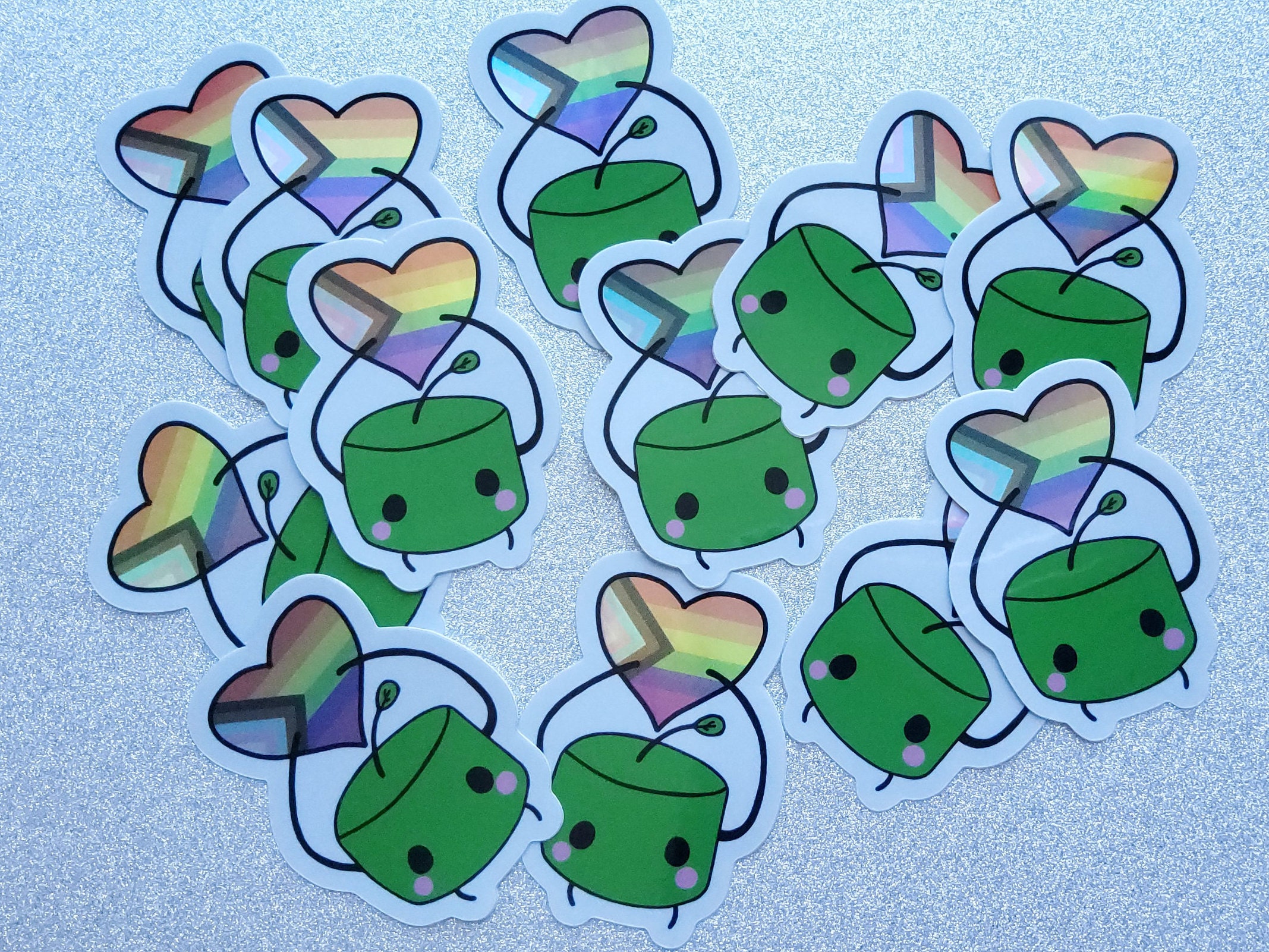 Junimo Surprise LGBTQ Pride Sticker Holographic Cute | Etsy