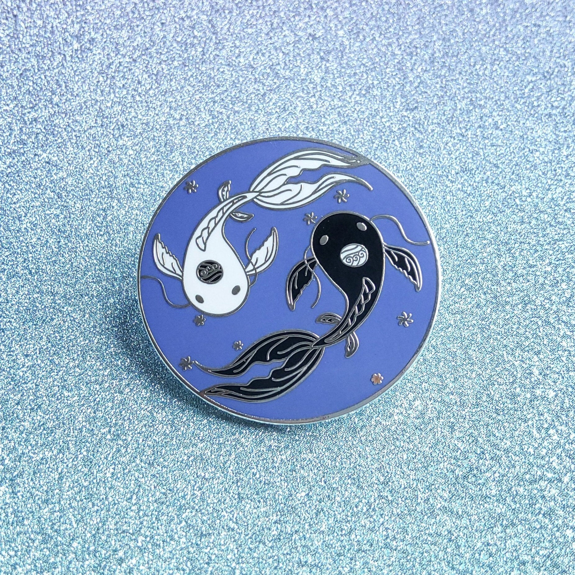 Night Sky Coy Fish, Hard Enamel Pin Badge - Etsy UK