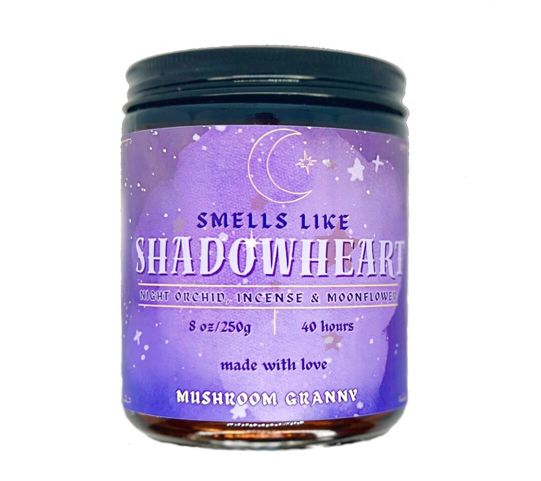 Shadowheart Scented Inspired Candle BG3 8 Oz Hand Poured Nerdy Anime ...