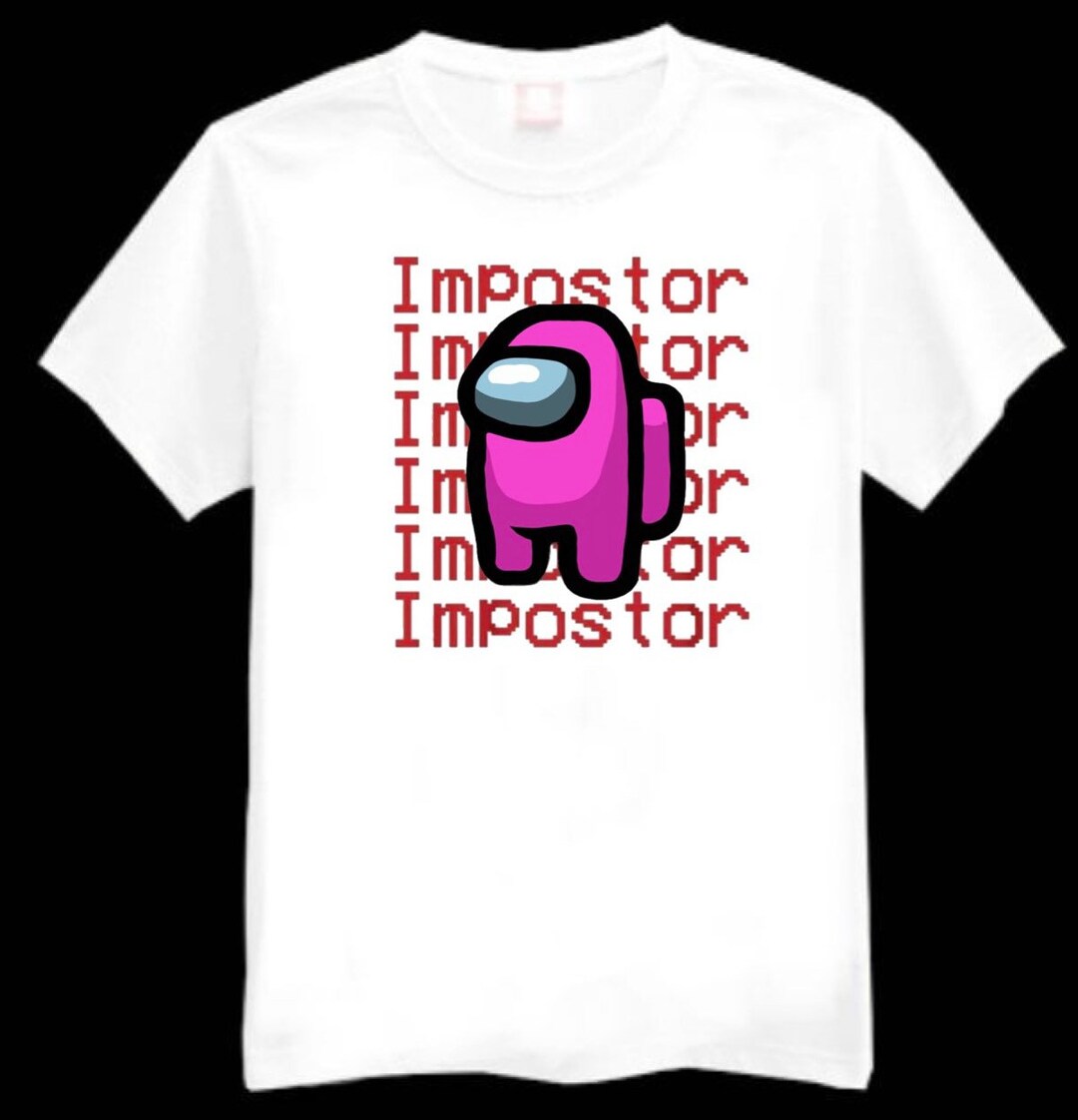 Among Us Impostor Kids Camiseta Estampada Varios Tamaños Disponibles ...