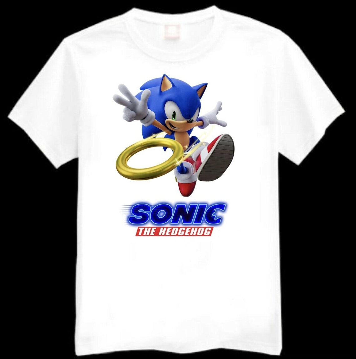 Sonic the Hedgehog Kids Printed T-shirt Various Sizes - Etsy