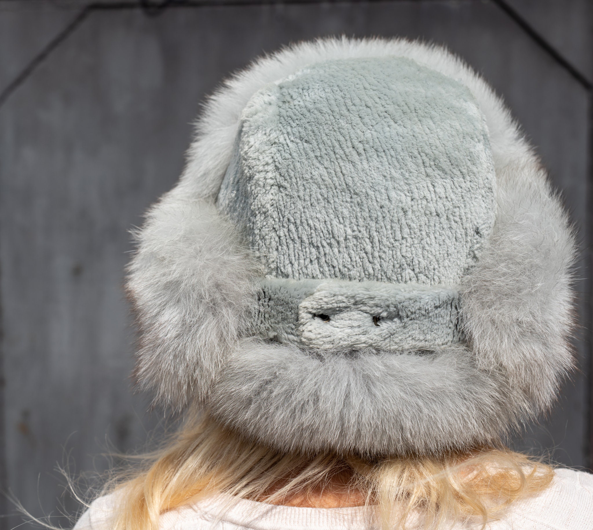 Unisex Natural Beaver Rear / Raccoon Front Trappers Hats SAGA - Etsy