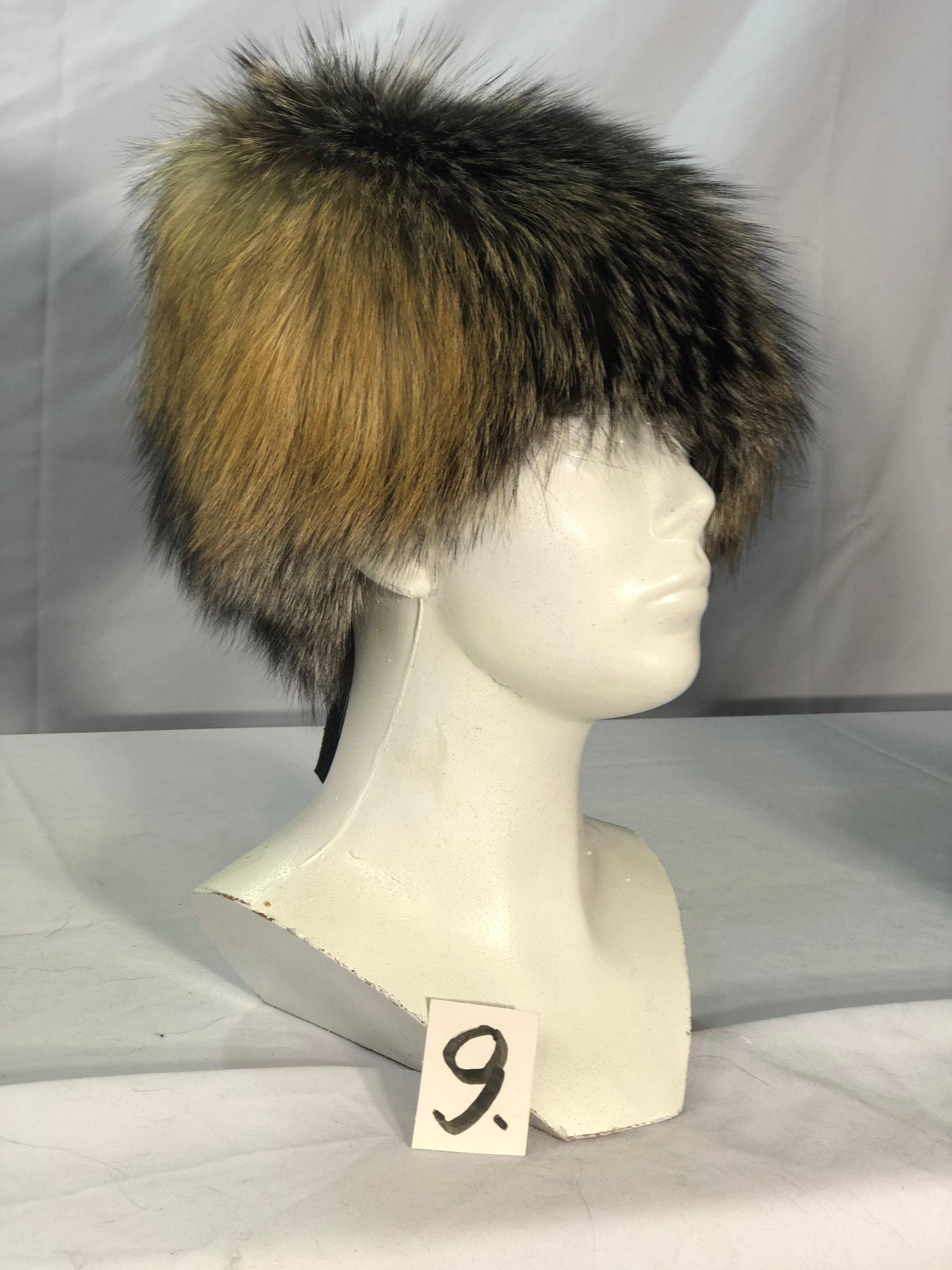 Baltic Face Mink Natural Hat W/ Natural Fox Knitted/ Woven | Etsy