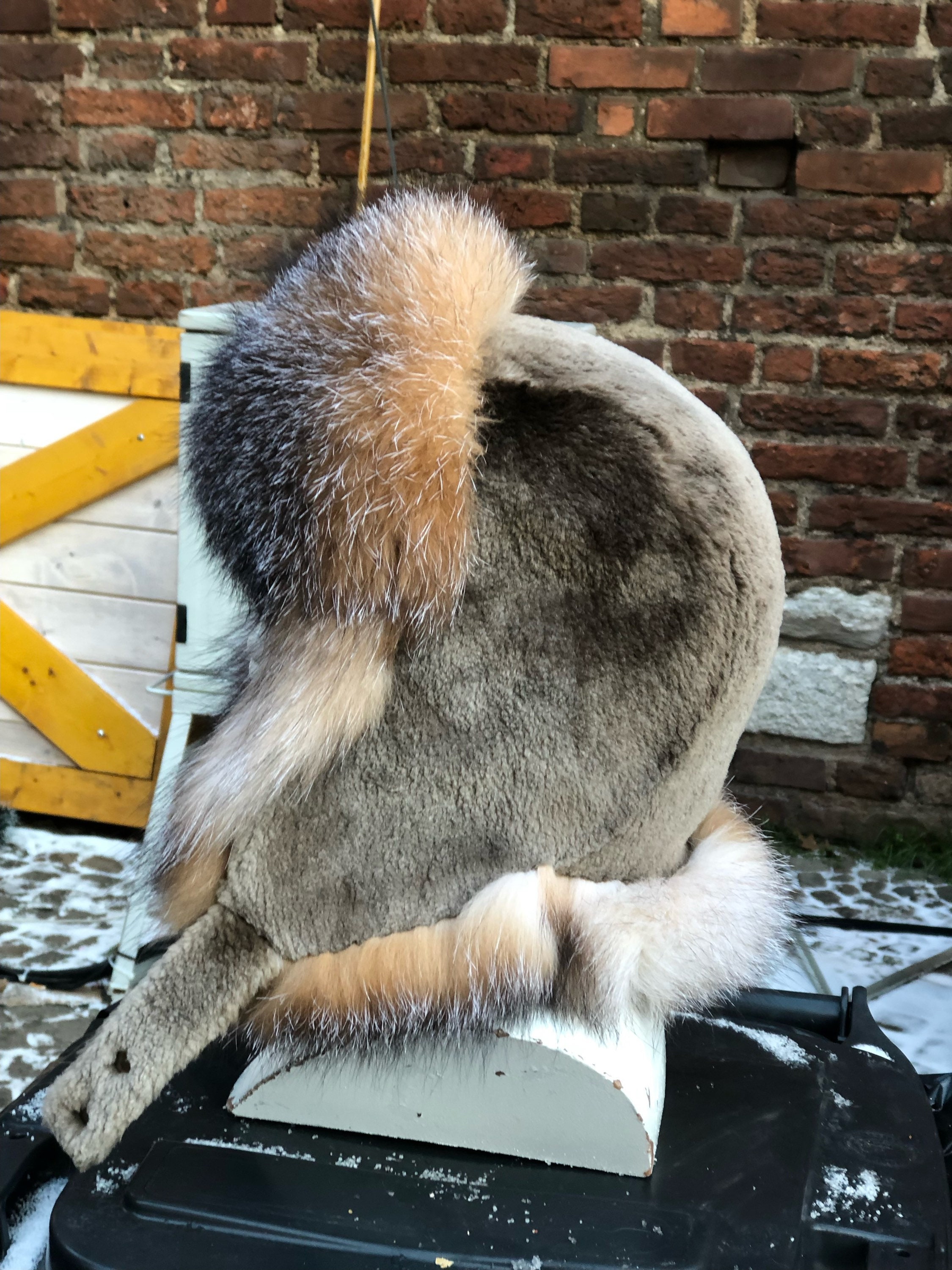 Unisex Natural Beaver Rear Fox/ Fox Trappers Hats SAGA Scandinavian - Etsy