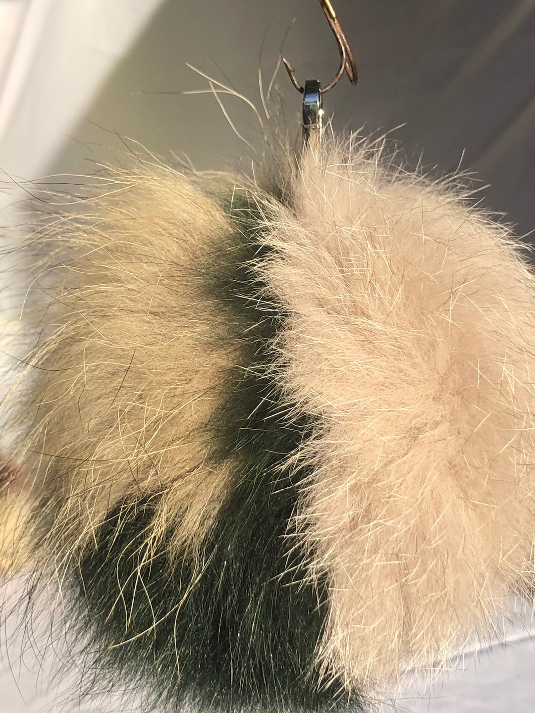 Natural Pom Poms With CLIPS FOR KEYS Exclusive Unique Low - Etsy