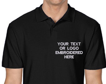 Embroidered Polo | Etsy