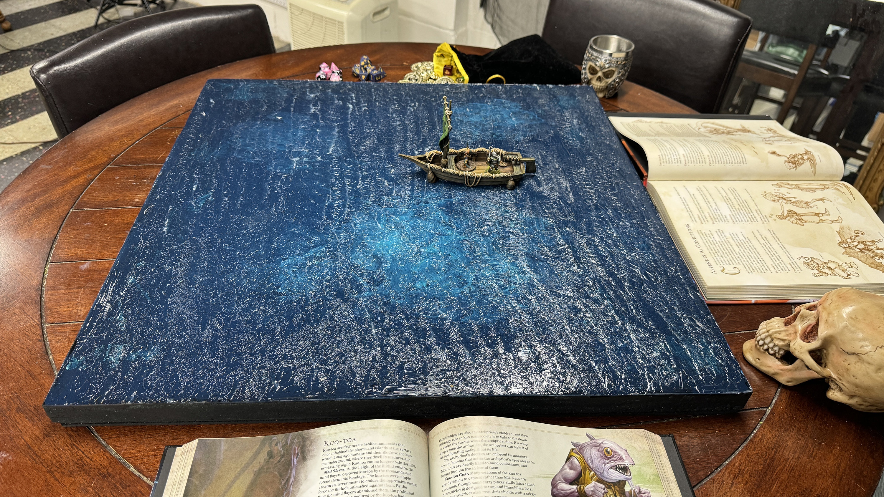 Large Detailed Ocean Terrain Board, 2x2, for Tabletop RPG and Wargaming ...