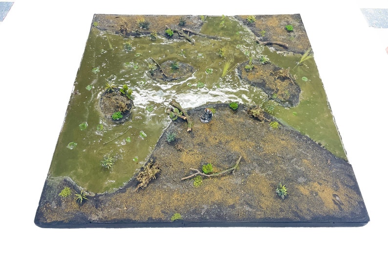 Large Detailed Swamp or Bayou Terrain Board 2x2 for - Etsy