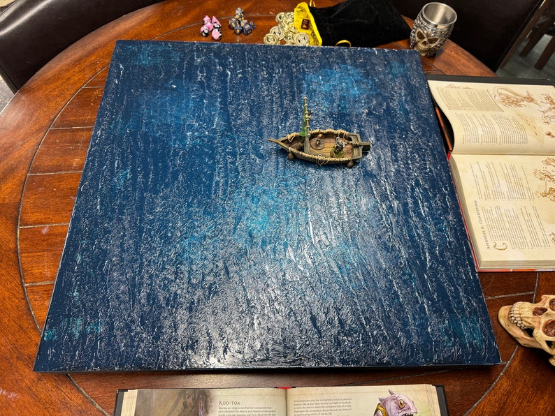 Large Detailed Ocean Terrain Board, 2x2, for Tabletop RPG and Wargaming ...