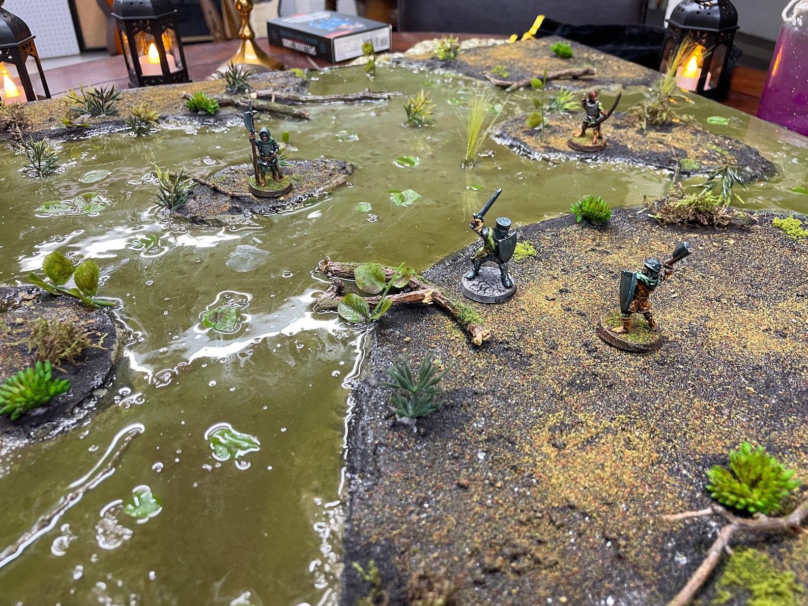 Large Detailed Swamp or Bayou Terrain Board 2x2 for - Etsy