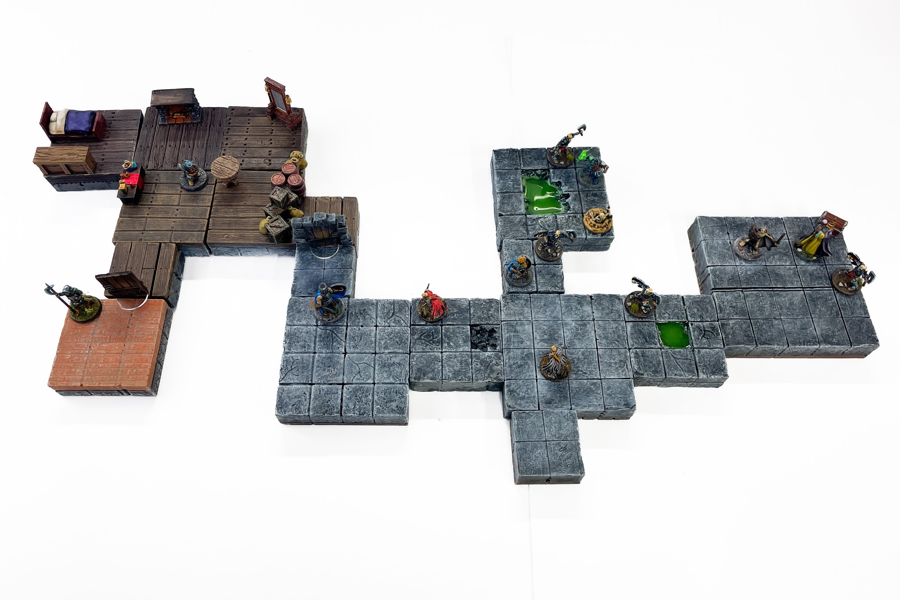 Reversible Terrain Tiles, Painted With Multiple Style Options for ...