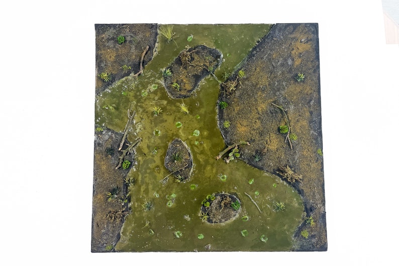 Large Detailed Swamp or Bayou Terrain Board 2x2 for - Etsy