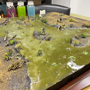Large Detailed Swamp or Bayou Terrain Board 2x2 for - Etsy