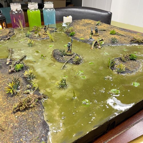 Large Detailed Swamp or Bayou Terrain Board 2x2 for - Etsy