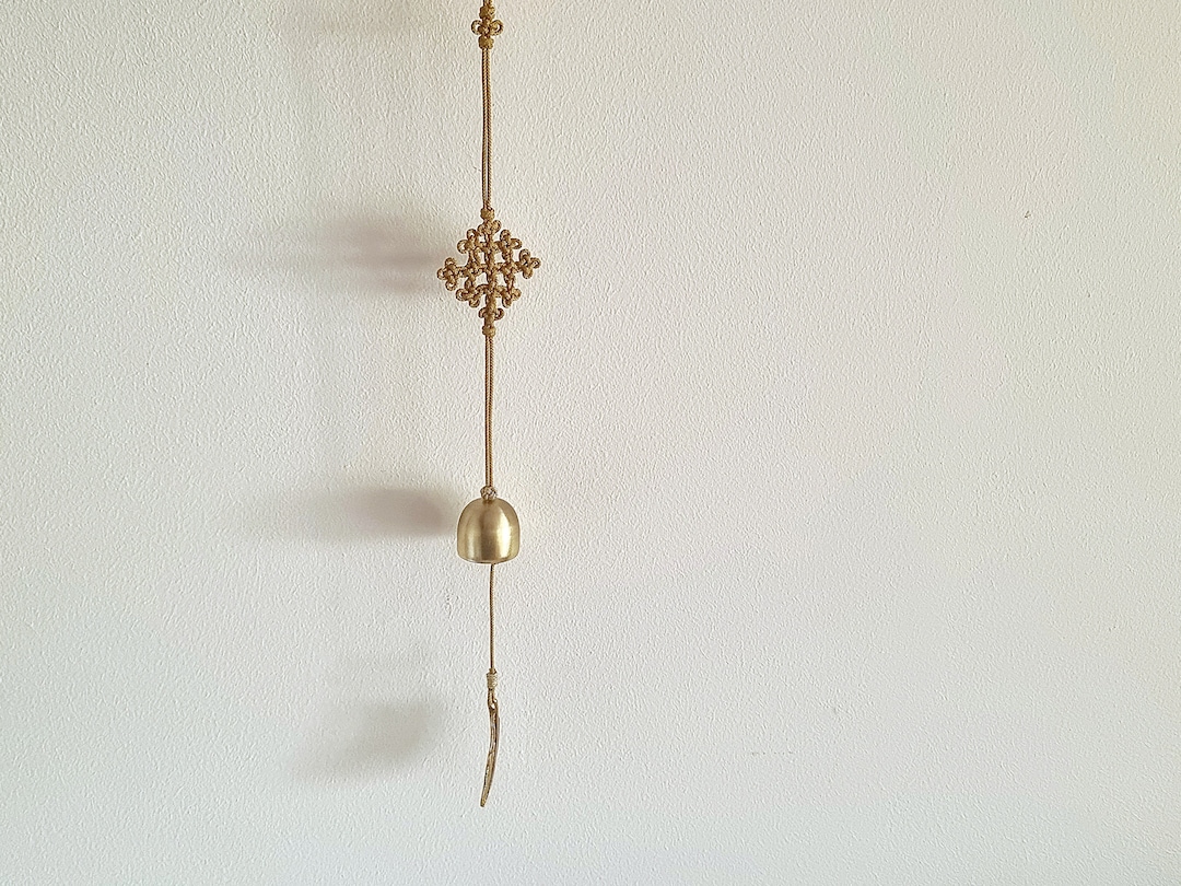 Handmade Korean Maedeup Bell, Good Luck Home Decor Boho Wall Hanging ...