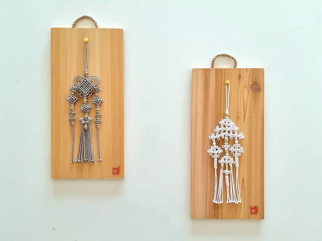 Maedeup Therapy Hinoki Cypress Korean Knots Wall Deco Hanging Art ...