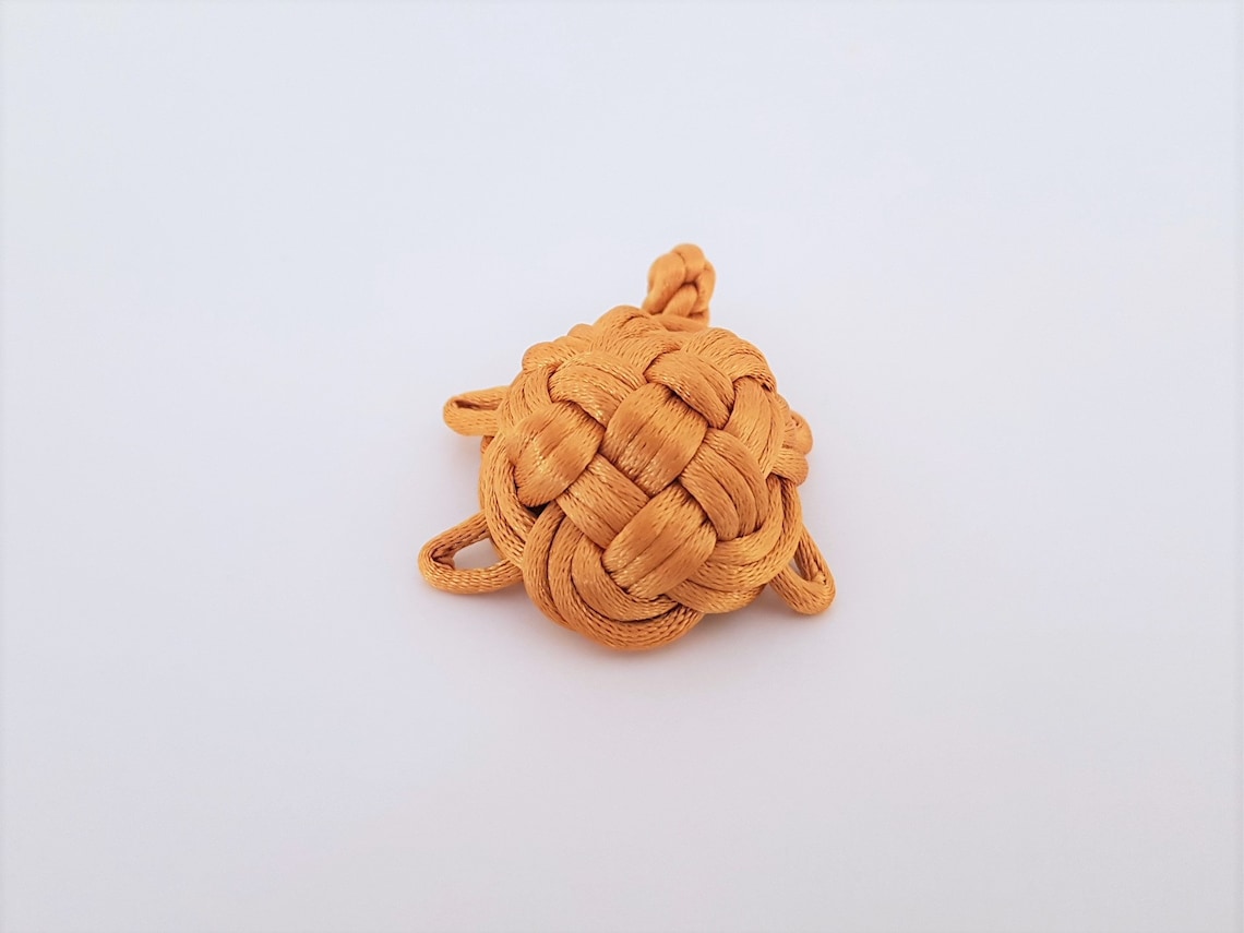 거북이guo Boogie Golden Turtle Maedeup Handmade Korean Knots - Etsy