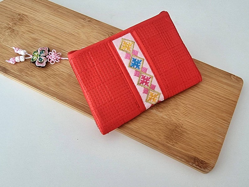 Korean Coin Wallet Bag Pouch Pattern Bojagi Maedeup - Etsy