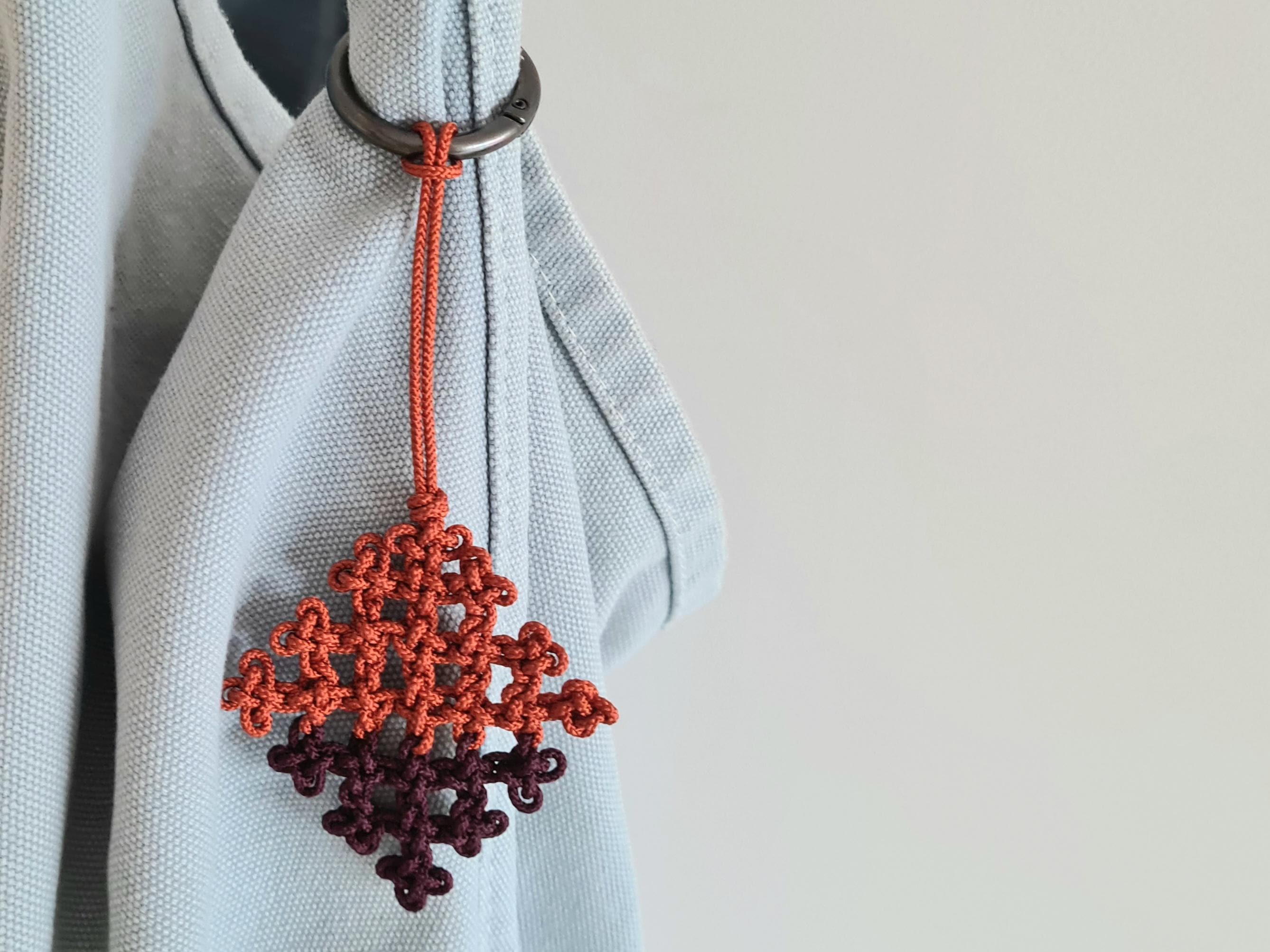 Handmade Maedeup Korean Knot Keychain: Lucky Charm Bag Accessory - Etsy