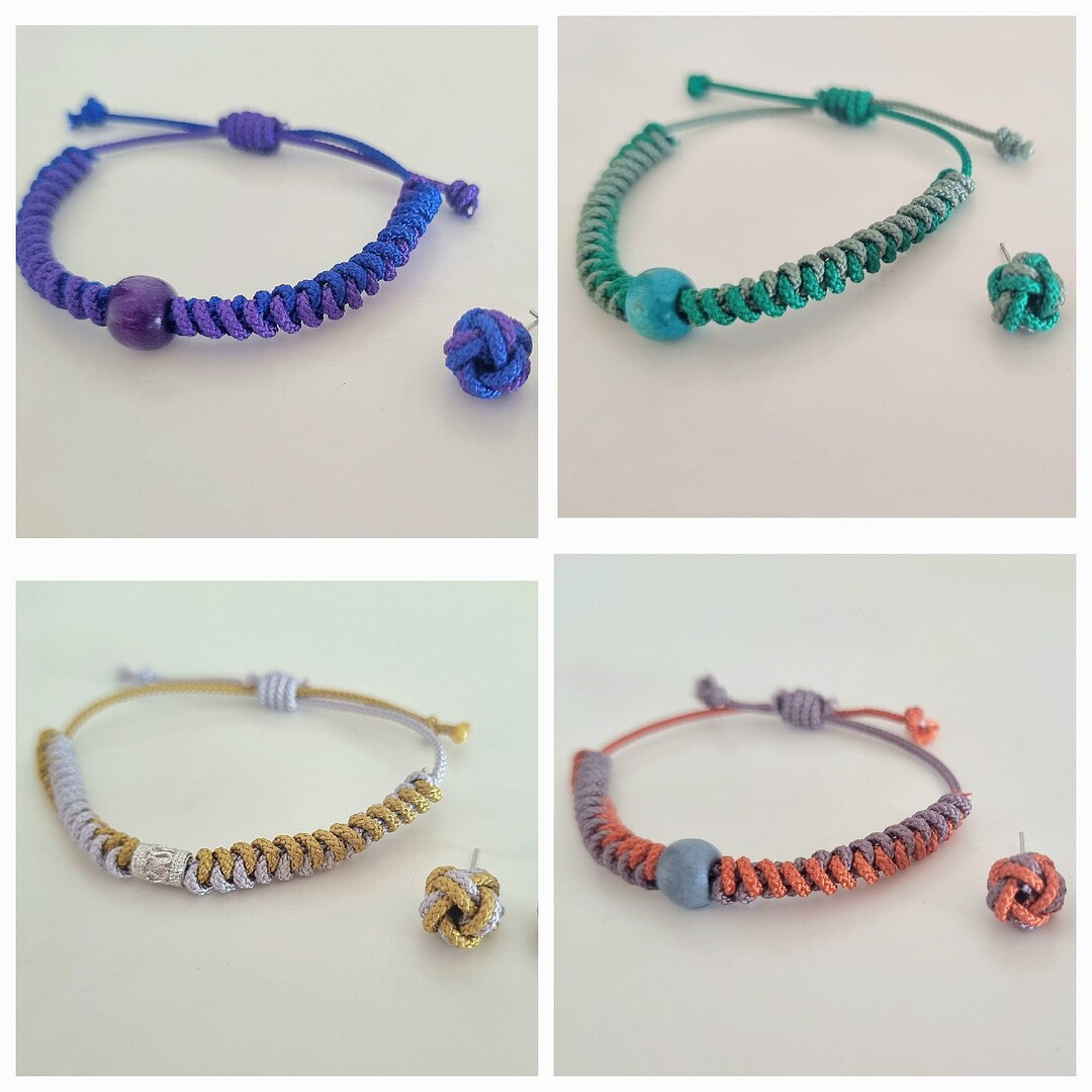 우정 woo Jung Korean Tradition Maedeup Bracelets Earrings Set Friendship ...