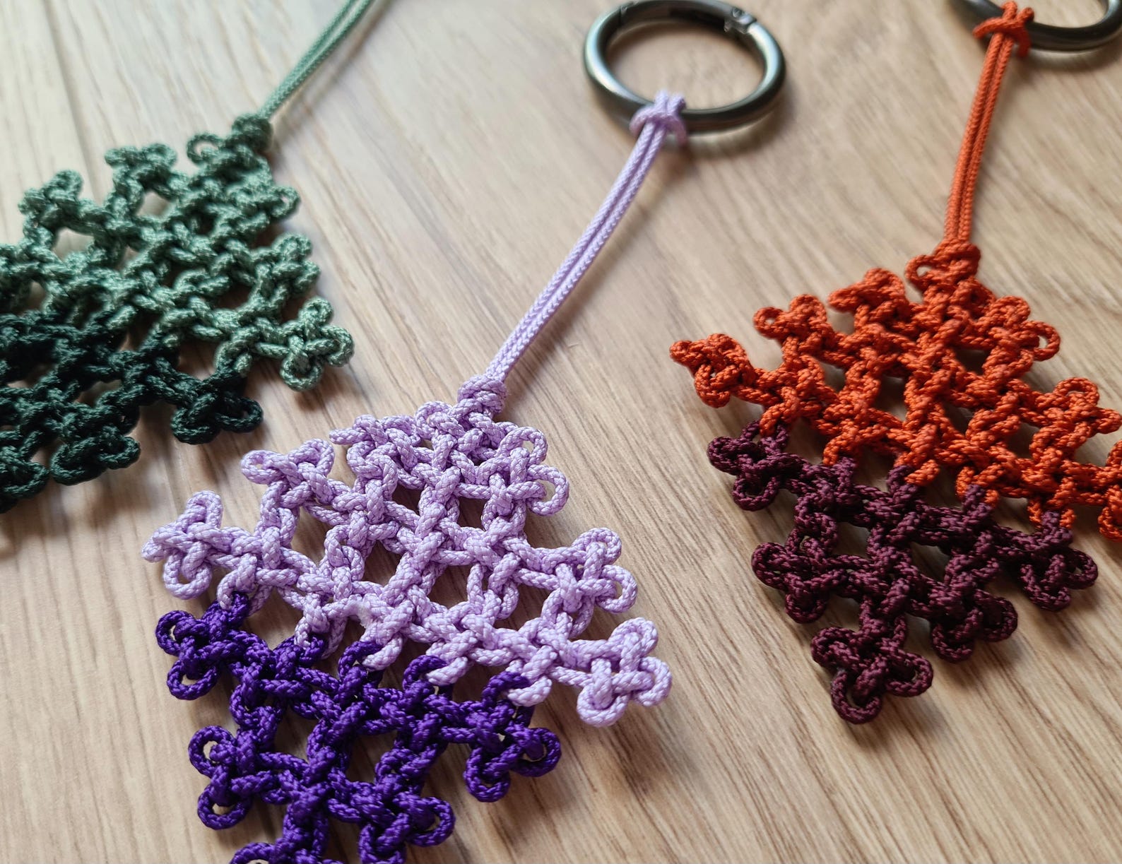 Handmade Maedeup Korean Knot Keychain: Lucky Charm Bag Accessory - Etsy