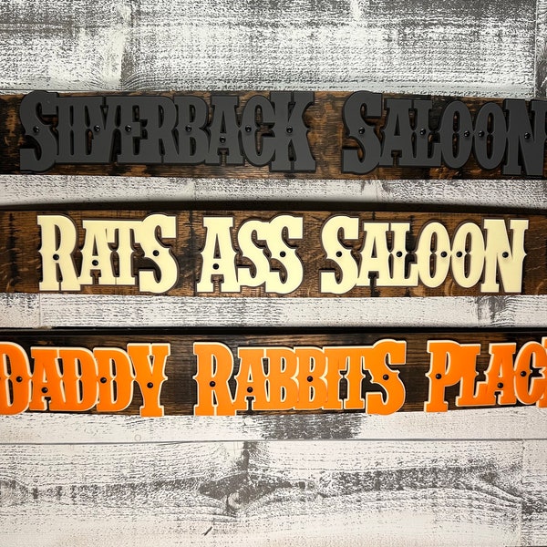 Custom Barrel Sign - Etsy
