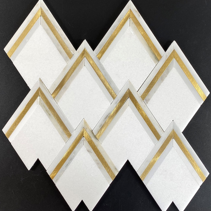 Brass Inlay Tile - Etsy