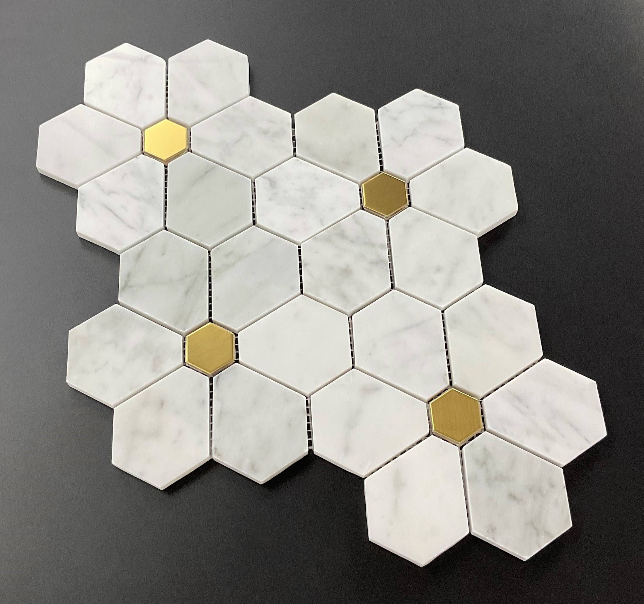 Large Flower Pattern Marble Mosaic Tile EST000MFL1 - Etsy