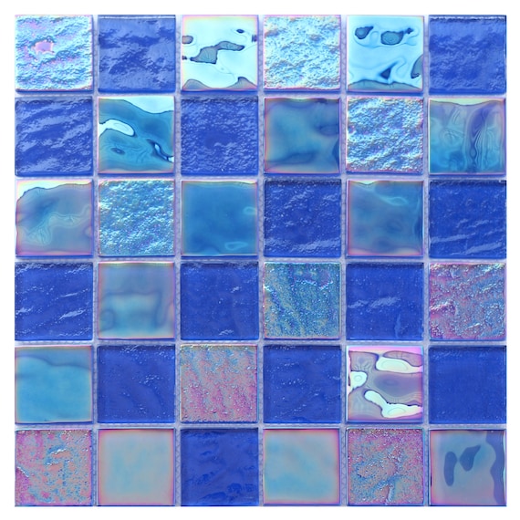 2 X 2 Glass Grid Wall & Pool Tiles EST000GPT2 - Etsy